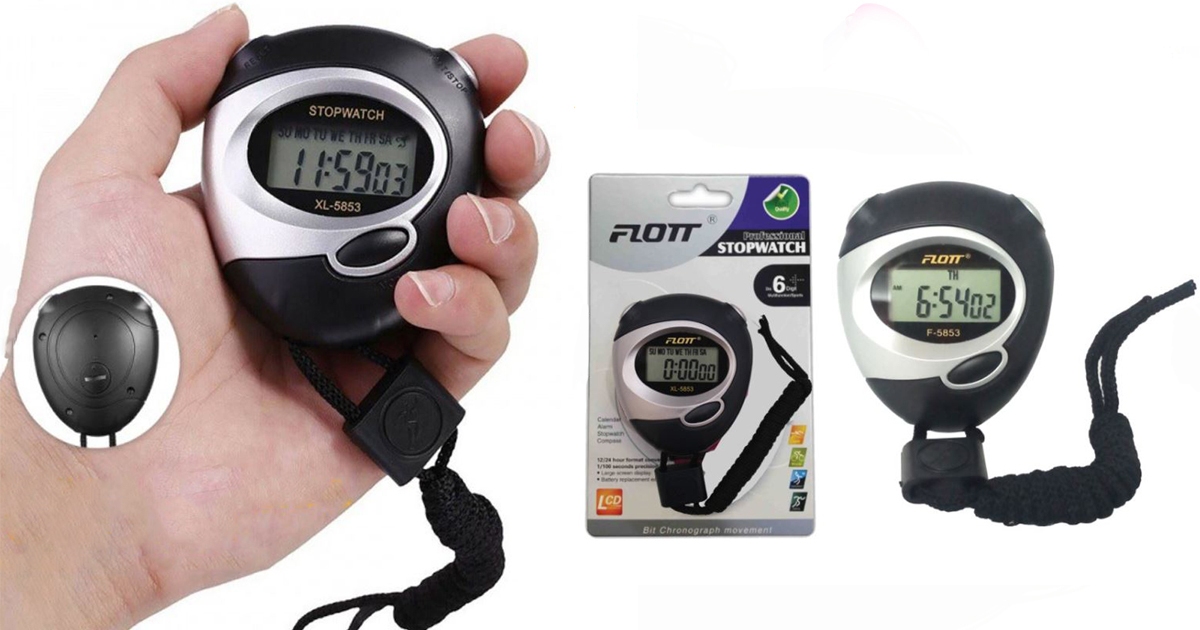 professional stopwatch/calendar/alarm FLOTT F-5853 – Sportmaster.ge